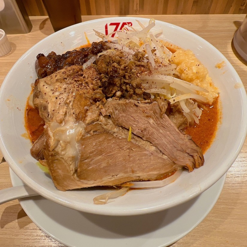 一七五郎 激辛 痺れ1 3.24KM - 175°DENO担担麺TOKYO:東京都 | 辛メーター